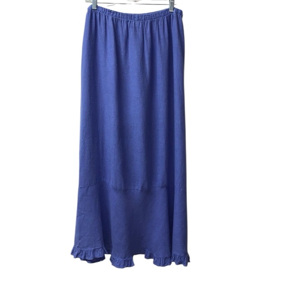 Match point | Skirts | Match Point Linen Maxi Skirt Xlperiwinkle Purple ...